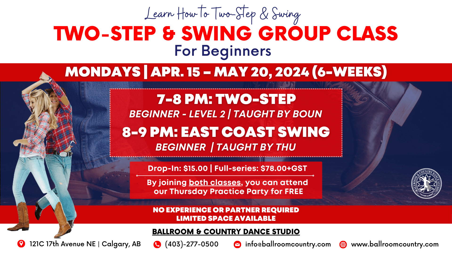 Group Classes - Ballroom & Country Dance Studio - Calgary, AB
